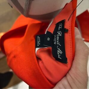 J. Crew | Skirts | J Crew Poppy Orange Pencil Skirt | Poshmark